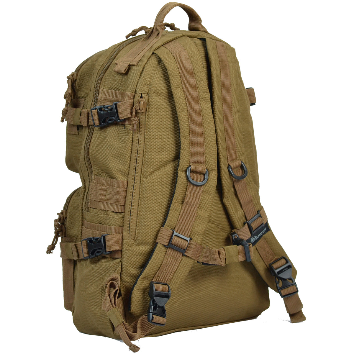 Krevis Series Tactical Bug Out Pack (Coyote) - Hydration Reservoir / B